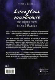 Liber Null & Psychonaute - Introduction à la Chaos Magick - Peter J ...